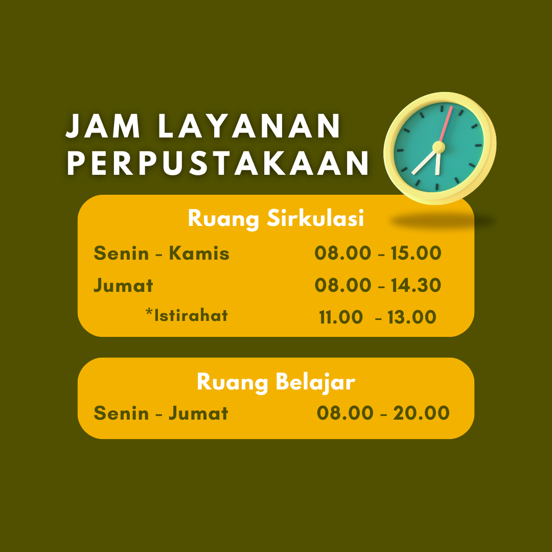 Jam Operasional Layanan Perpustakaan Fakultas Pertanian – lib.faperta ...